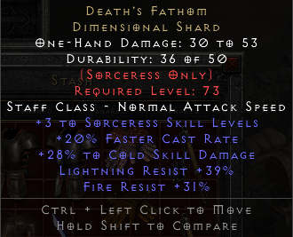 Death Fathom 28/39/31 - Topic - d2jsp