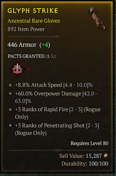 Bow Rouge Gloves - Topic - d2jsp