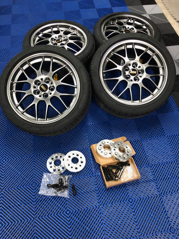 MINT / 18 inch BBS RGR wheels / VW R32 / GTi /Jetta / 5x100 / Brand new ...