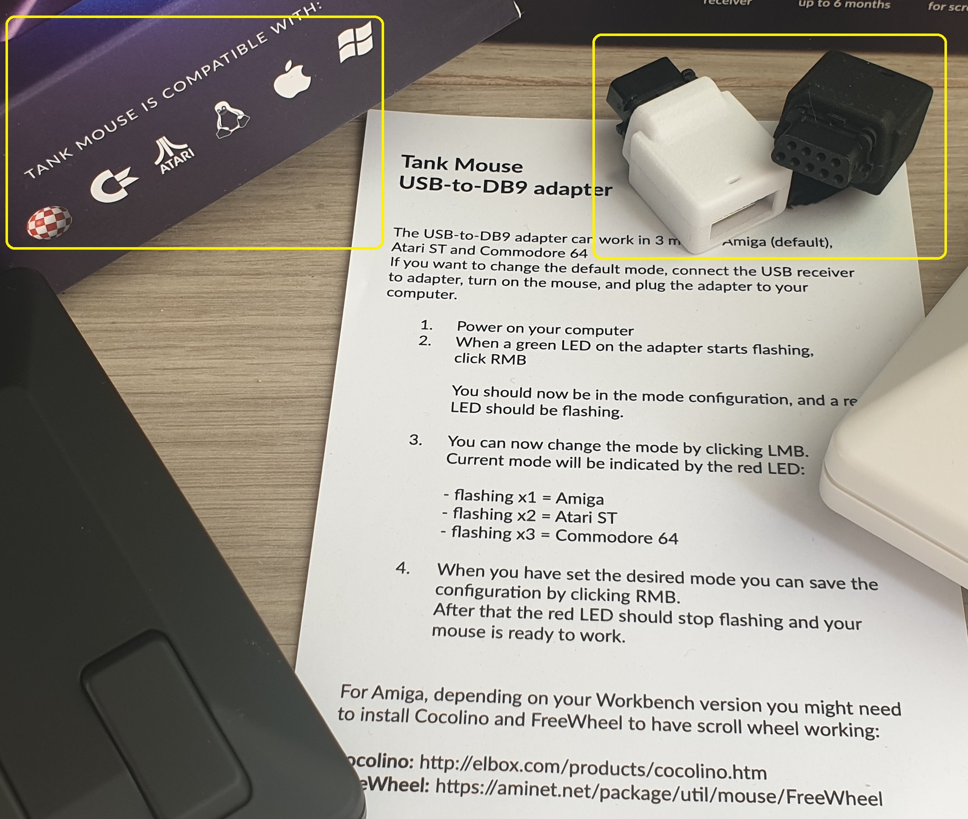 Tank Mouse adaptateur DB9 USB — Postimages