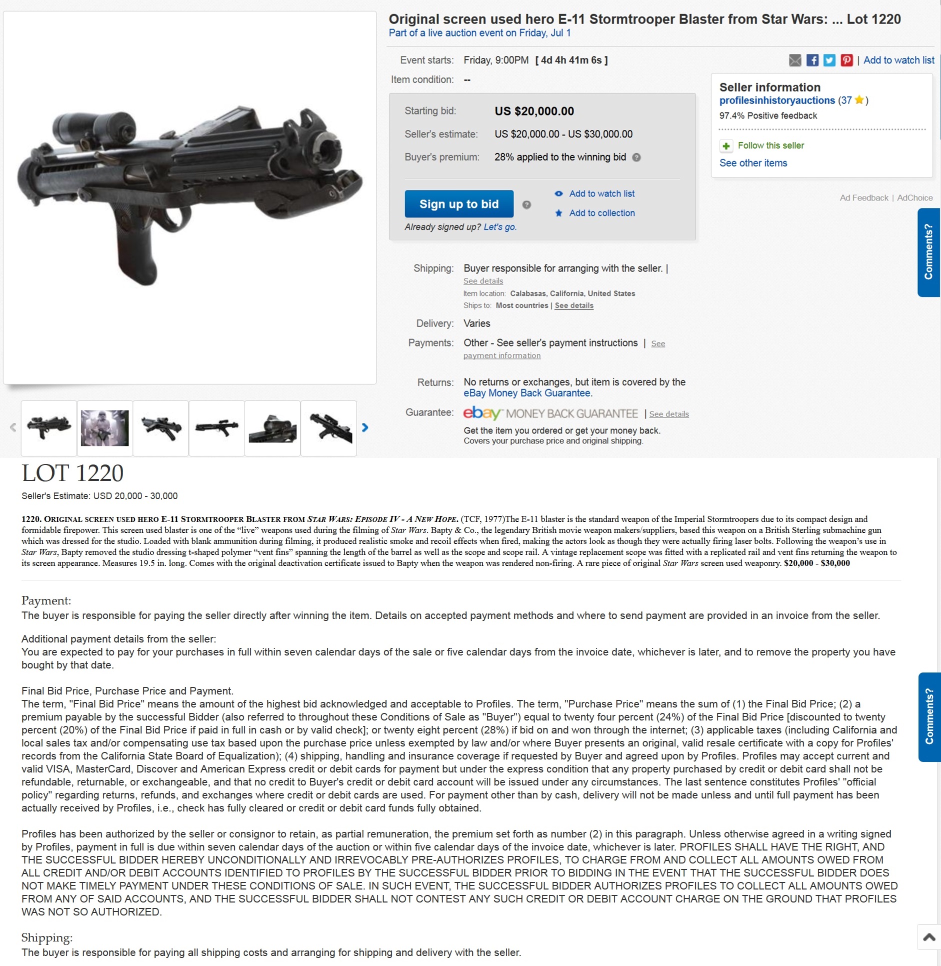 Bapty Stormtrooper hero E 11 blaster 01 — Postimages