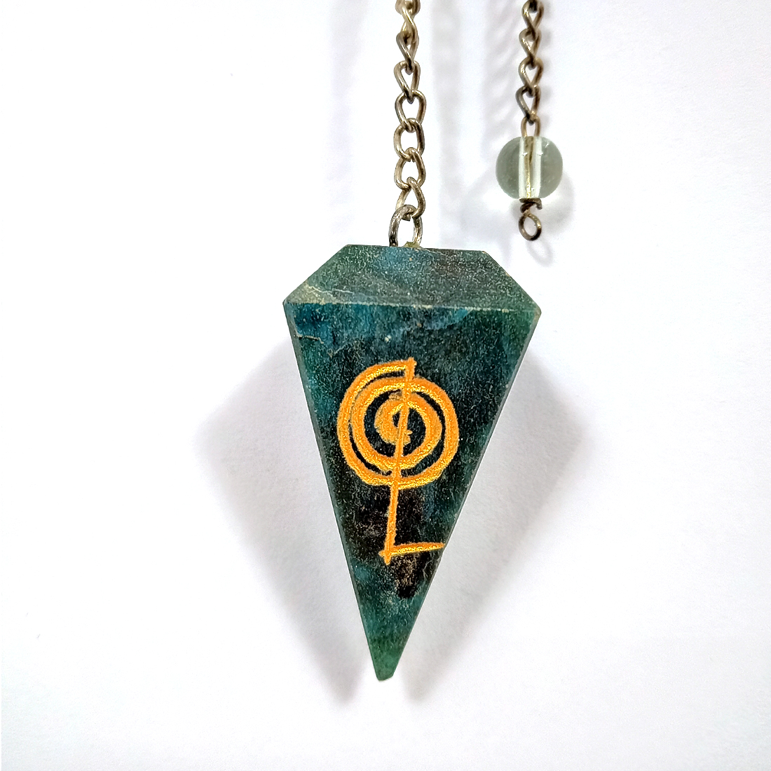 Pendulum Green Jade Reiki Symbol W1 — Postimages