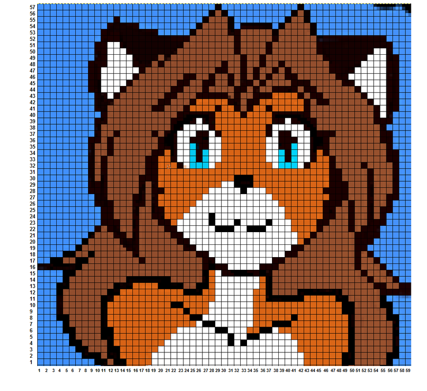 Building Pixel Art of Laura in PS1 'Minecraft' : r/Twokinds