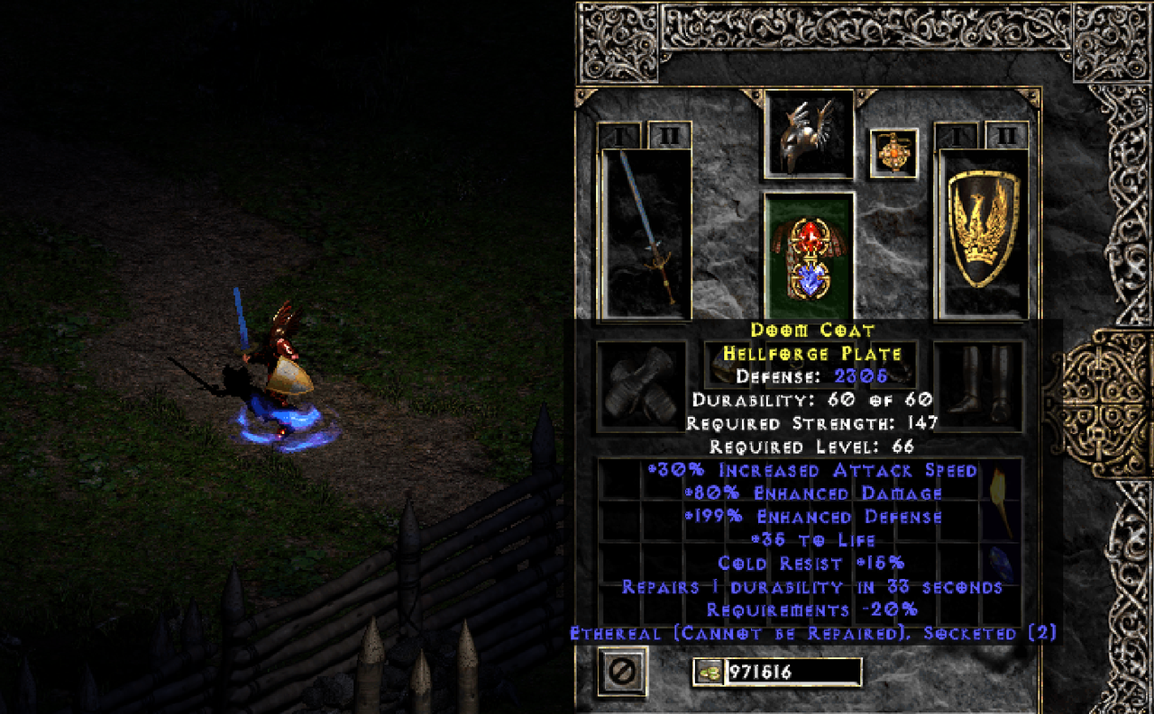 Erep Armor 2os Hellforge Plate 2305def 35life Red - Topic - d2jsp