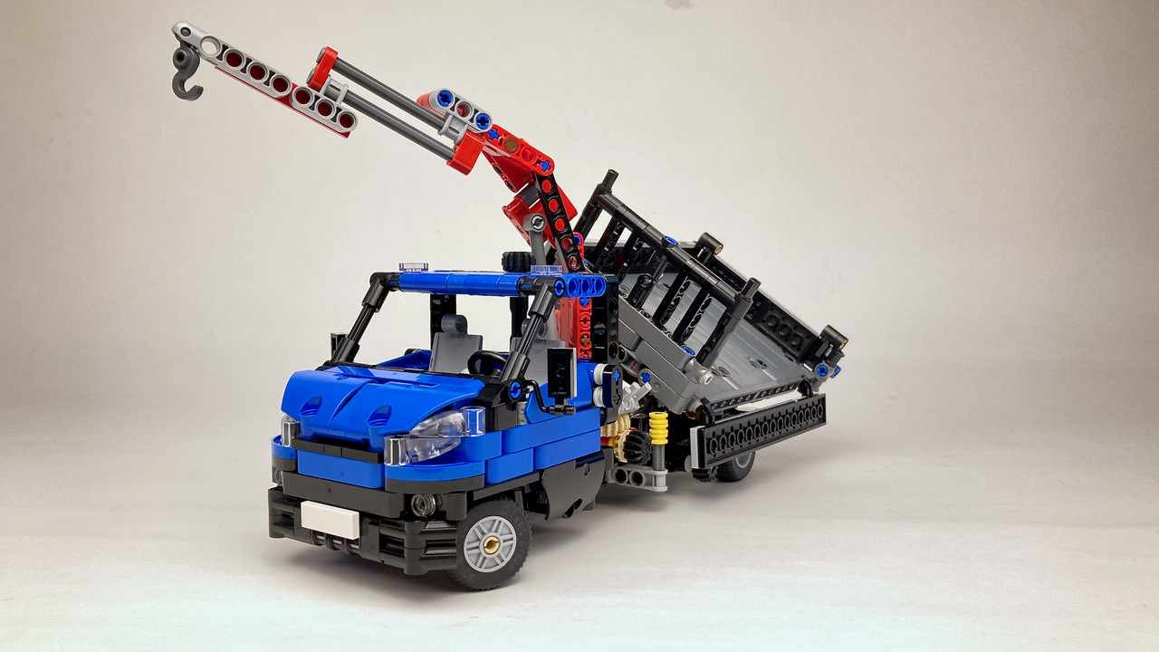LEGO MOC IVECO Daily - Tipper and Crane by ufotografol | Rebrickable ...