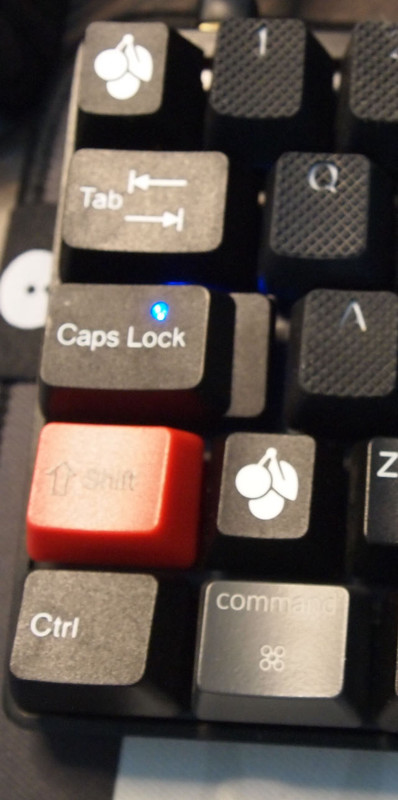 Stepped Caps Lock Keycap Mod. : r/BudgetKeebs