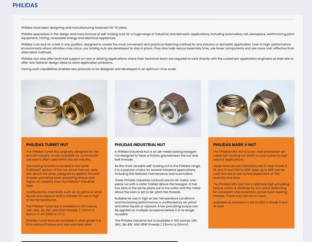 Philidas Nuts for Brake Discs - The 'E' Type Forum