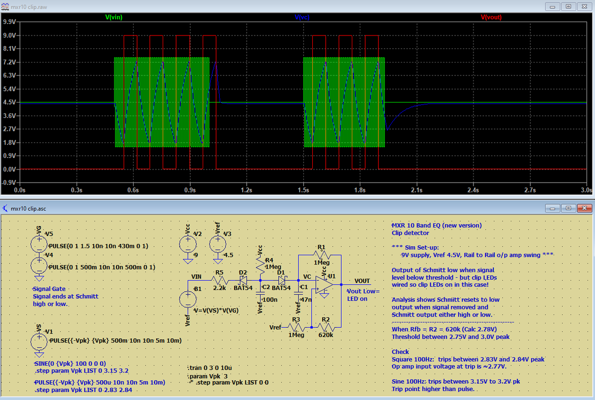 MXR 10band EQ Clip Detect LEDs ON with no Signal — Postimages