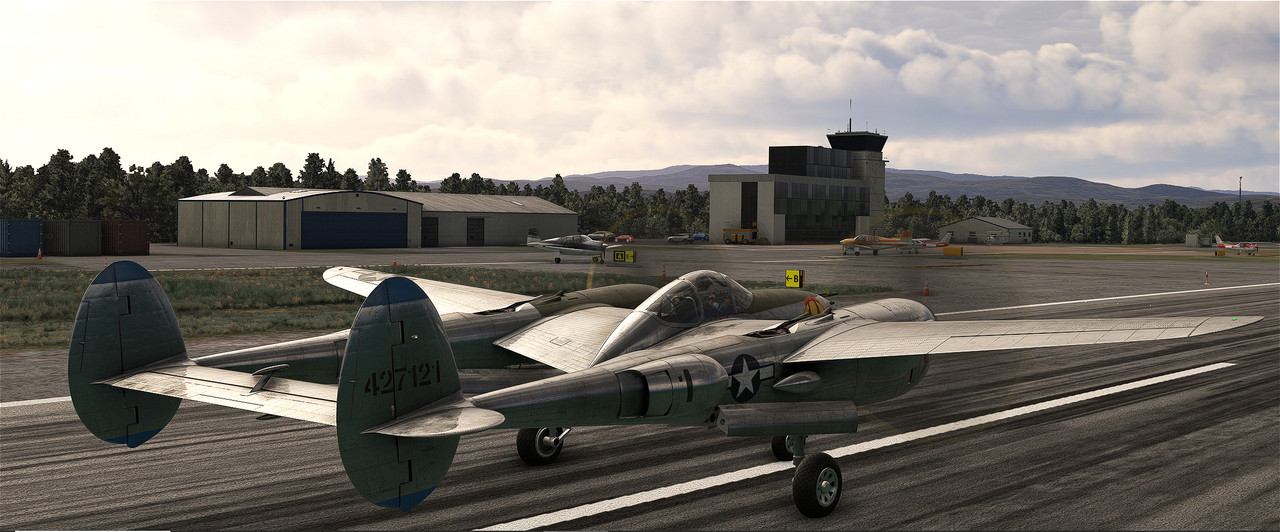 Over Scotland in a P-38 - The AVSIM Screen Shots Forum - The AVSIM ...