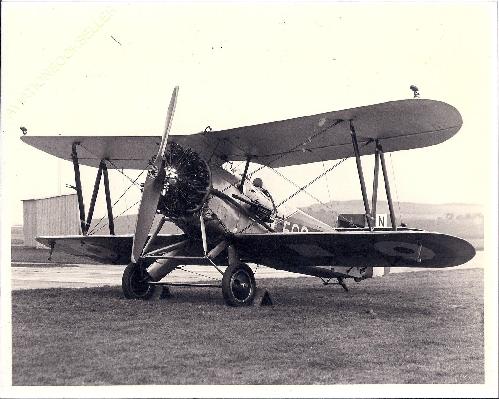British Royal Navy Between the Wars BIPLANE FIGHTER FAIREY — Postimages