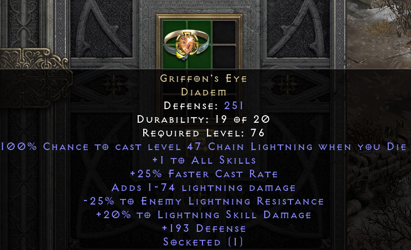 Perfekt Griffon`s Eye - Topic - d2jsp