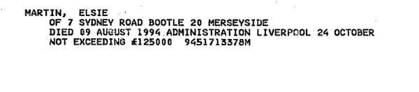 Elsie Martin of Sidney Road - Bootle Times News