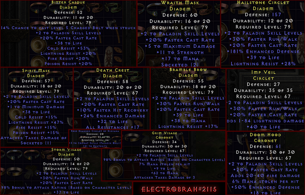 Nice Paladin Helms === - Topic - d2jsp