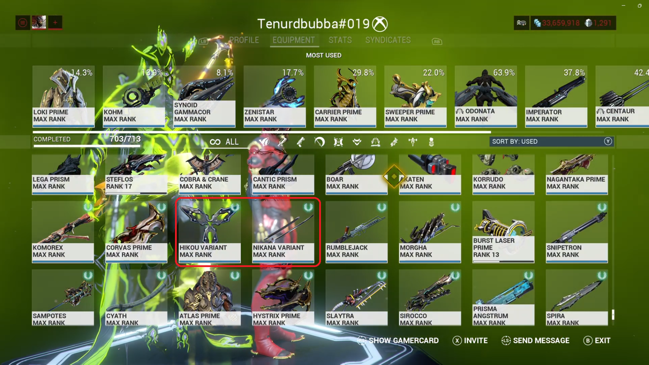 Non-existent items appear on profile; counted towards Mastery Rank ...