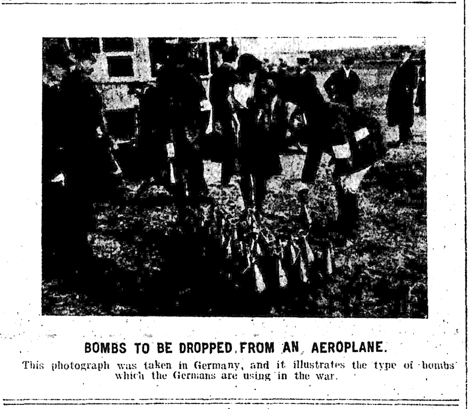 09 05 1915, German Bomns, Brisbane Telegraph — Postimages