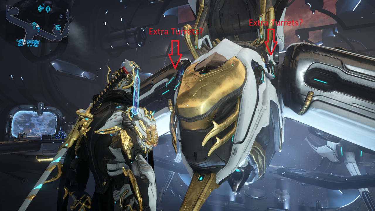 Visual Bug: Caballero Railjack Skin Turret Graphical Bugs. - Art & Animation - Warframe Forums