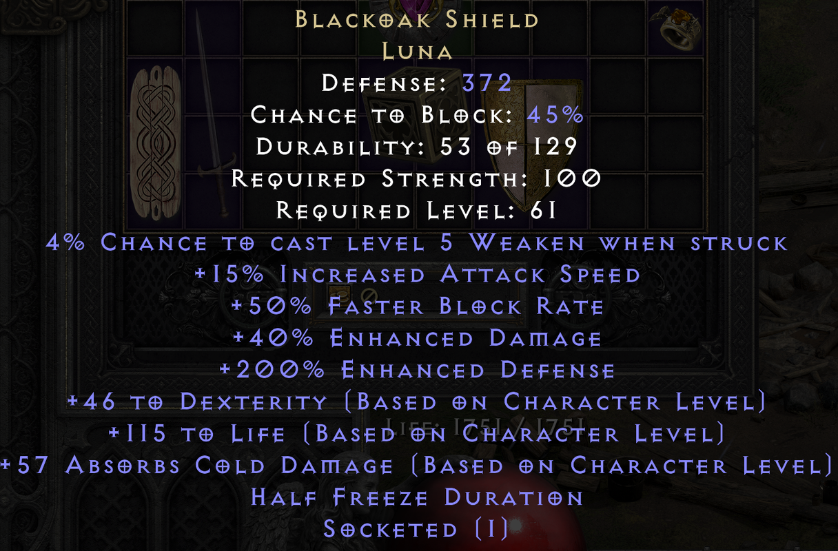 One Of A Kind - 100% Dbl Up Spike Thorn& Black-oak - Topic - d2jsp