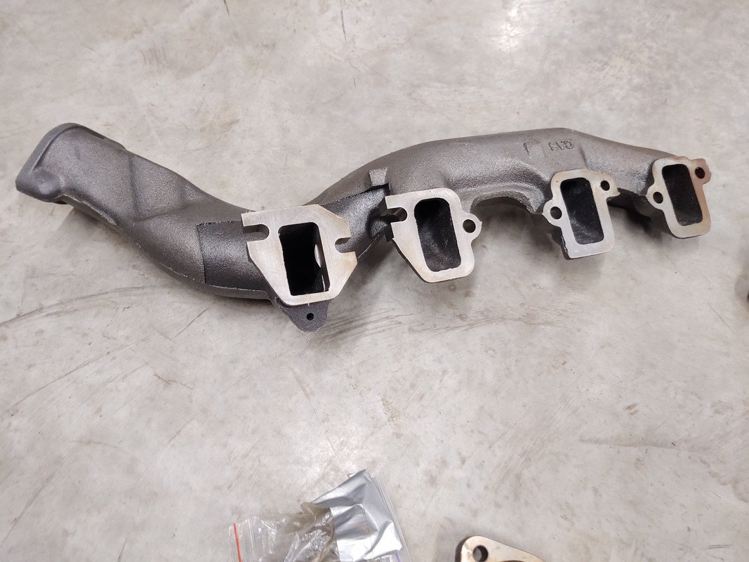 428 PI balance B7 dated, 428 CJ new exhaust manifold, 428 A2 balancer ...