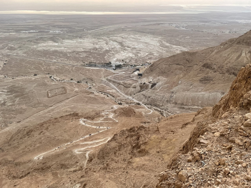 Masada snake path overlook — Postimages