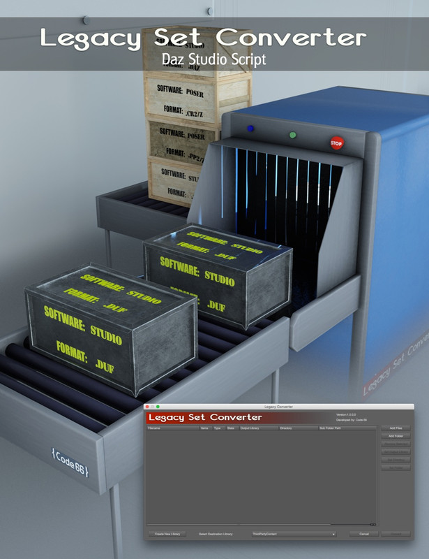 Legacy Set Converter 2025 - Free Daz 3D Models