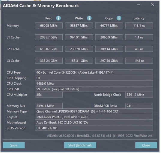 AIDA64 Cache & Memory Benchmark - Nasze testy - WinClub