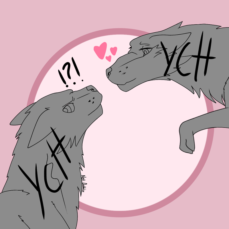 Wolf Play : Valentine YCH// Open