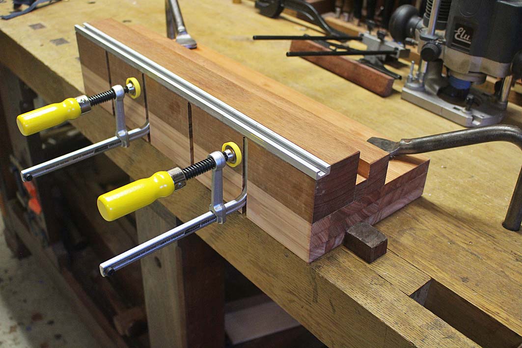 Router fixture for morticing | Woodworking Talk