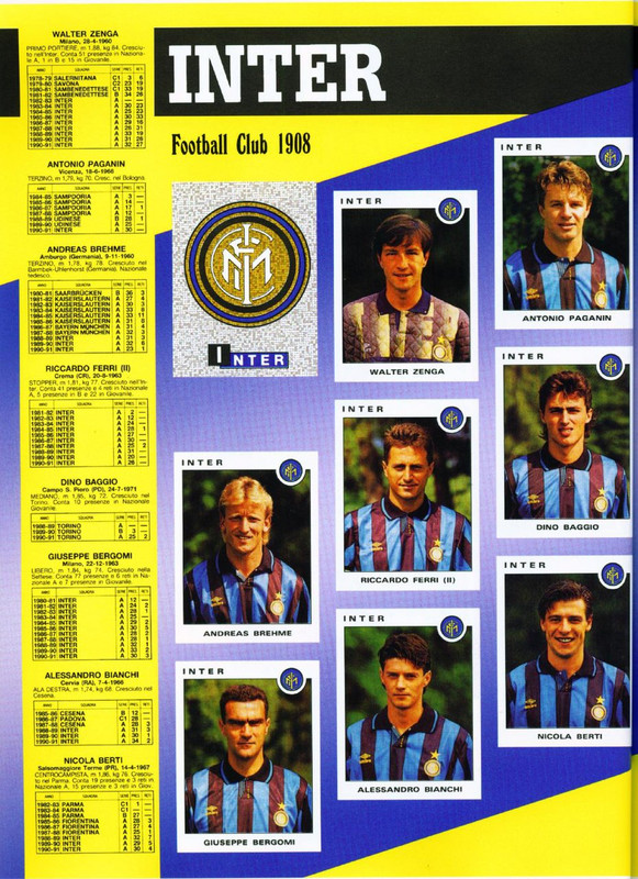 Calciatori 1991 1992 Panini 20 — Postimages