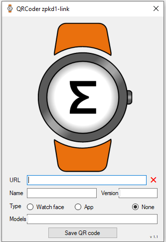 Create a QR Code and Sync to device that use zeppOS by using the Zepp app - Amazfit Watch faces