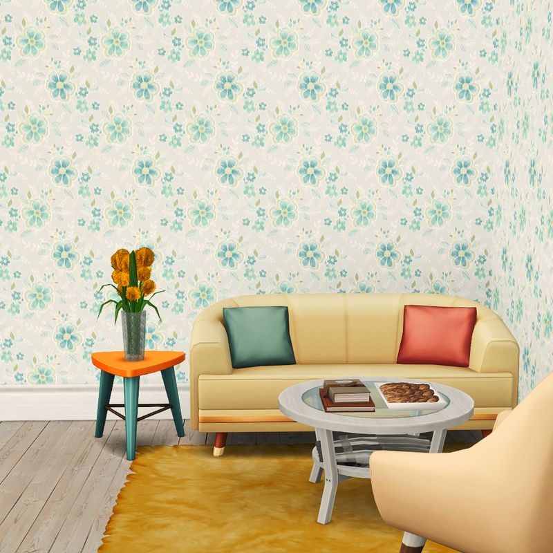 Chloe floral wallpaper - The Sims 4 Build / Buy - CurseForge