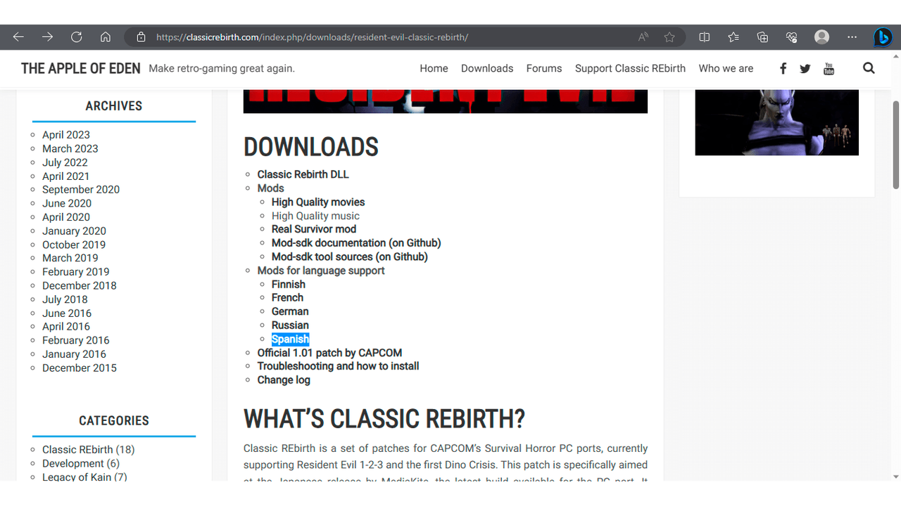 Installation guide for “resident evil classic rebirth” | PSX-Place