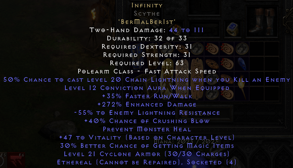 -55% Eth Scyte Infinity - Topic - d2jsp
