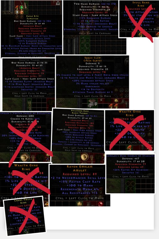 New Price For Shoes, Gloves, Weapons, Ammy Rings - Topic - d2jsp