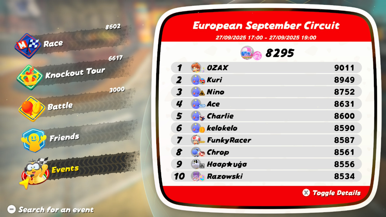 Mario Kart World weekly racing thread. | Saturdays @13:00 GMT, 14:00 CET, 8:00 EST, 5:00 PST, 22 ...