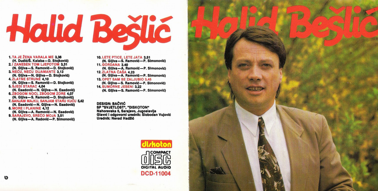 Halid Beslic 1990 Hitovi prednja — Postimages