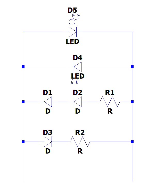 Asymmetric clipping turning into Symmetric for bigger signals