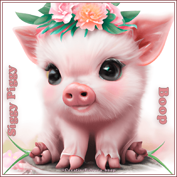 Siggy Piggy Boop Creativefabrica — Postimages