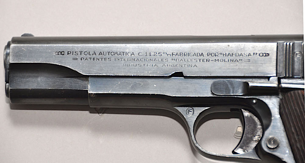 Pistola Ballester Molina 11,25 mm Ejercito