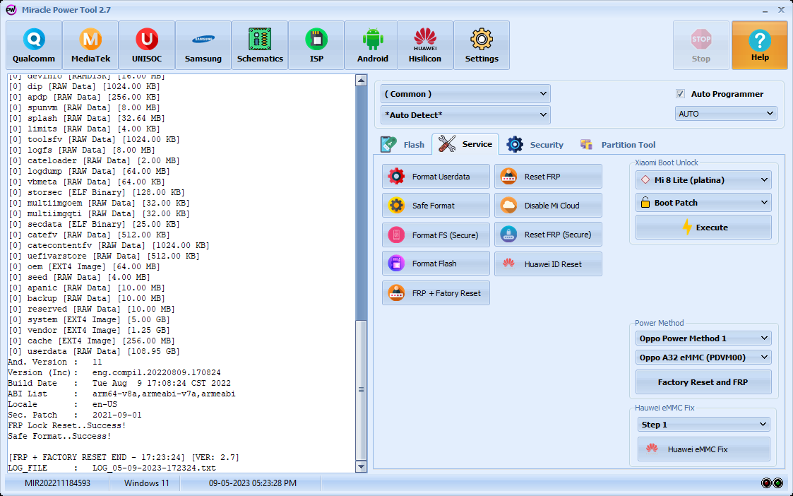 Vivo V15 Pro PD1832F LOCK & FRP REMOVE EASY BY POWER TOOL [SUCESS ...