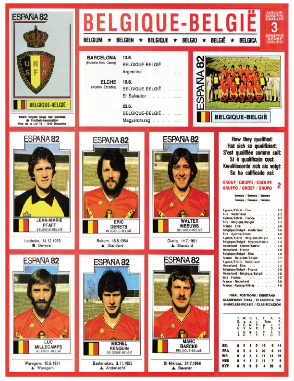 Album Panini España 1982 26 — Postimages