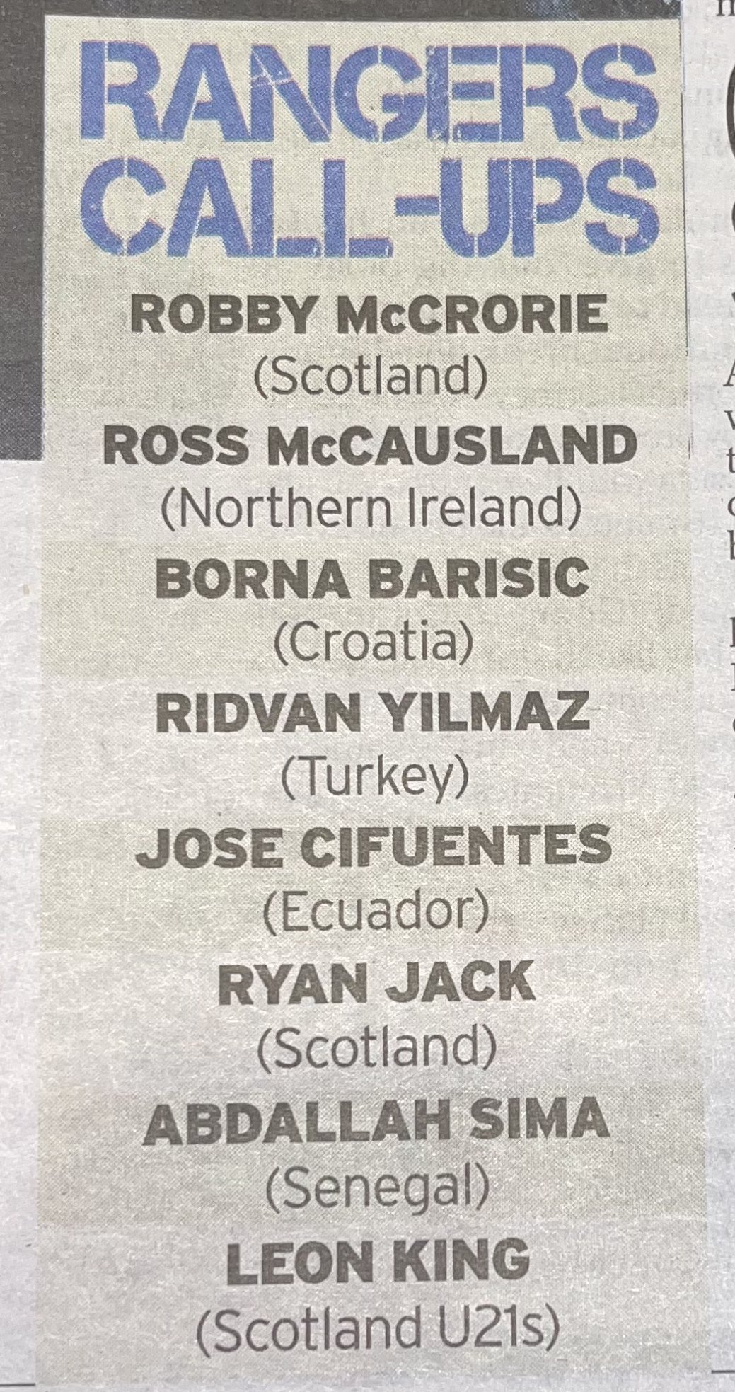 Rangers call up IMG 4808 — Postimages