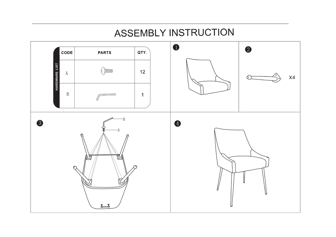Restworld Velvet Dining Chairs Set of 6, Modern Upholstered Dining ...