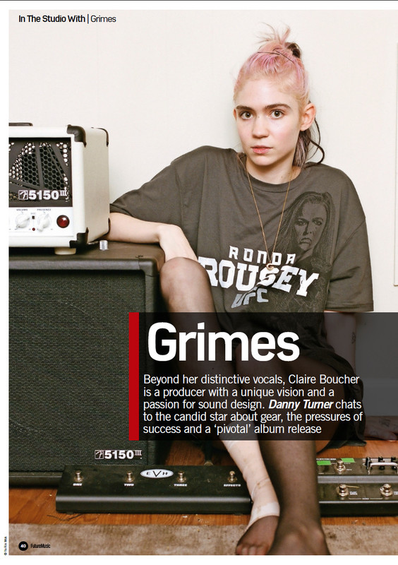 Grimes Future Music interview, 2015 1 — Postimages