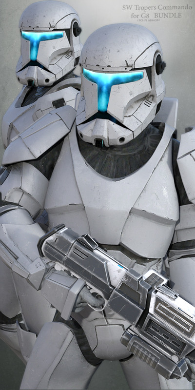 SW Troopers Commando For Genesis 8 2025 - Free Daz 3D Models