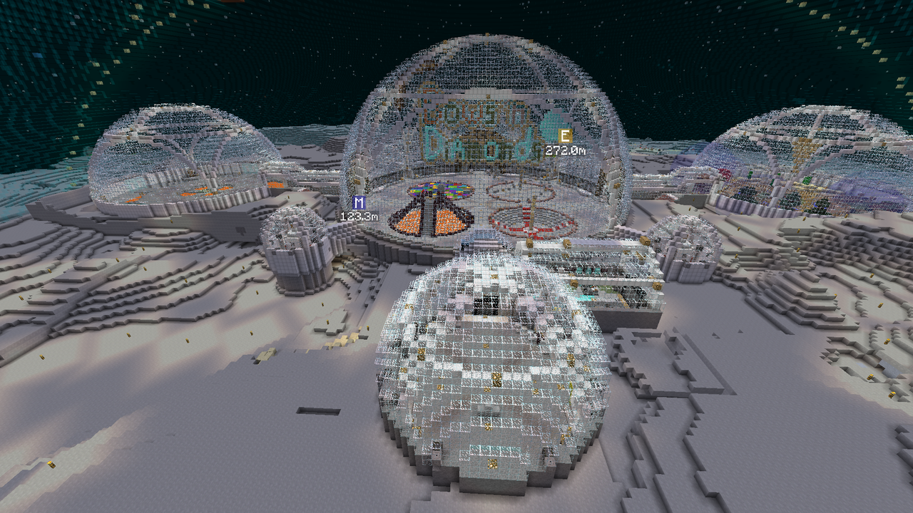 The Moon Base : r/Minecraft