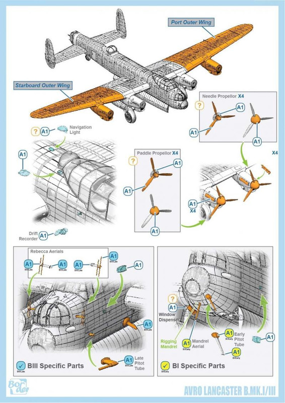 1/32 - Avro Lancaster B.Mk.I/III by Border Model (ex-Wingnut Wings ...