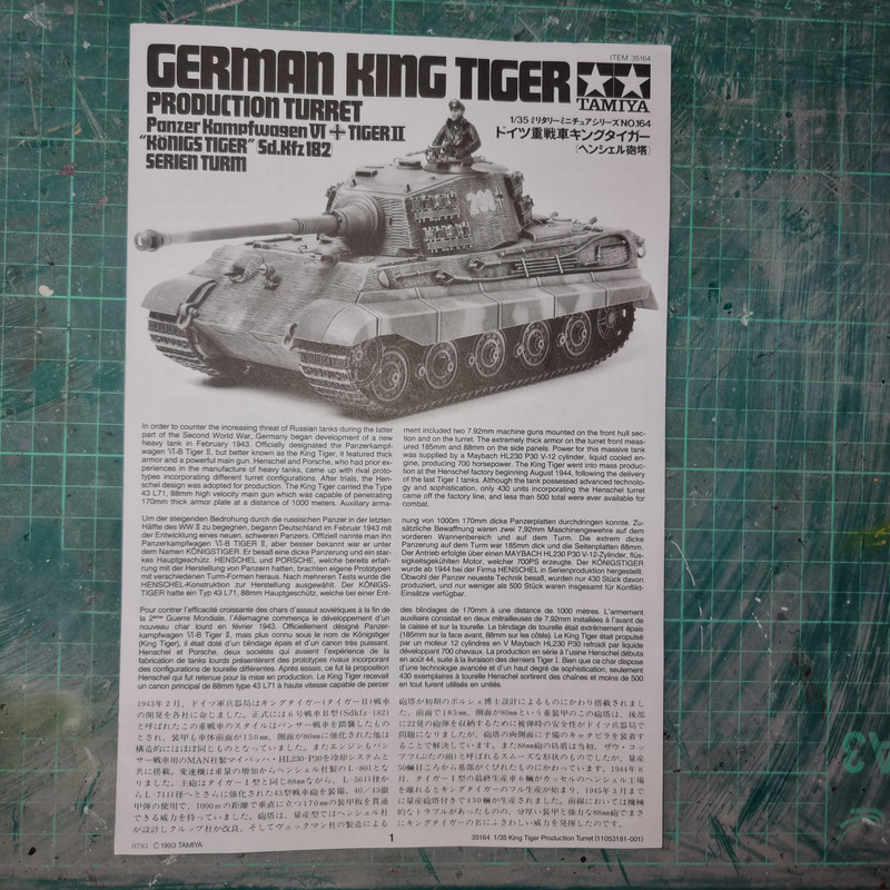 Tamiya 1/35 King Tiger - International Scale Modeller