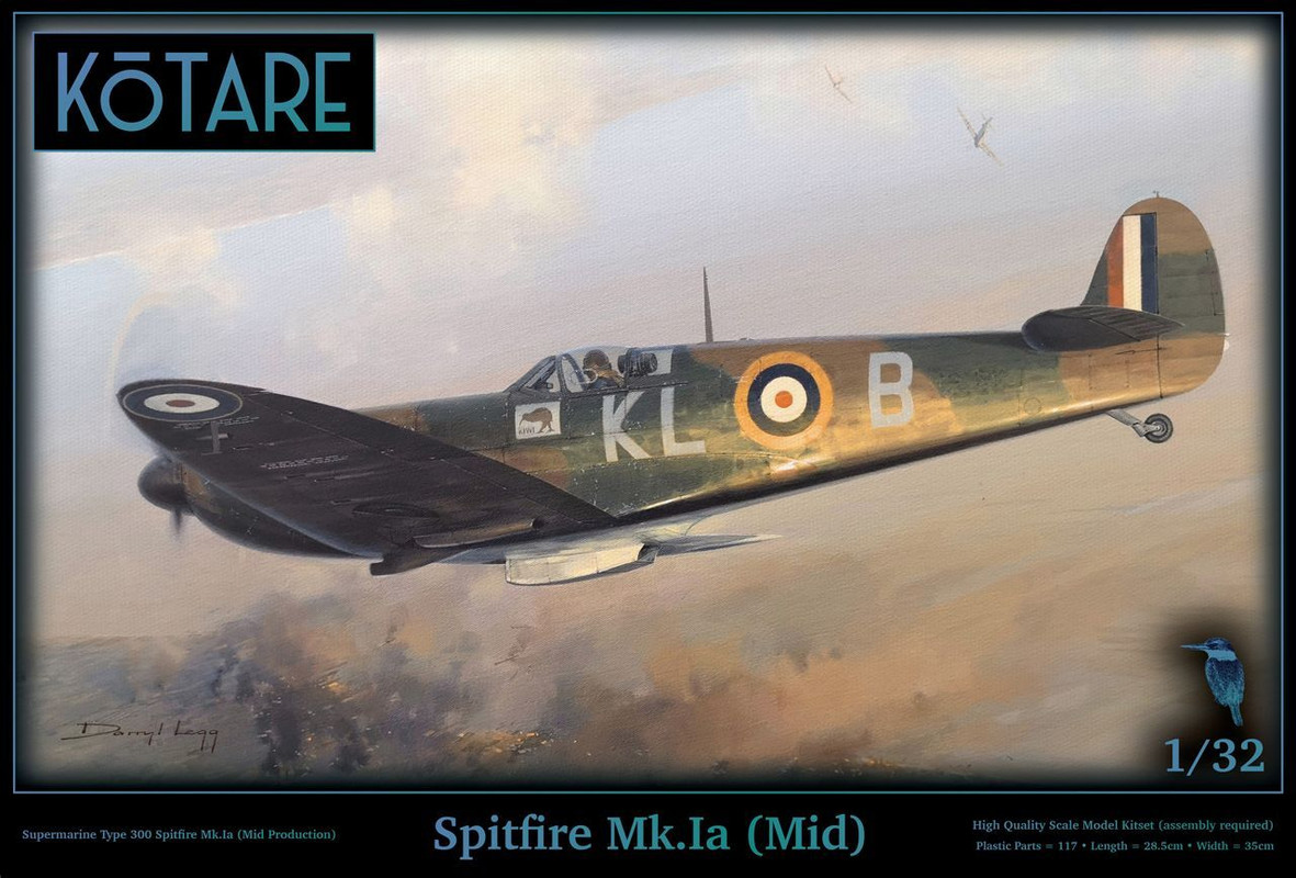 Kotare 1/32 Spitfire Mk.Ia (Mid) - Works in Progress - Large Scale Planes