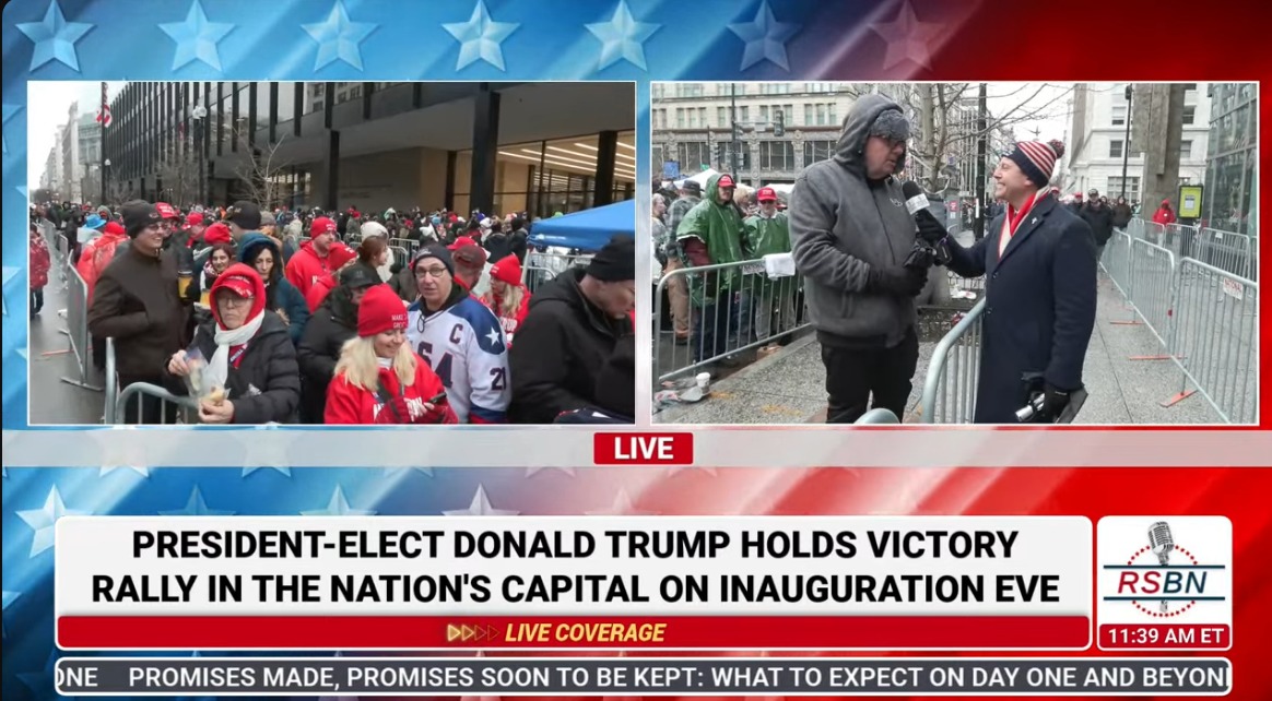 LIVE: PRESIDENT DONALD J. TRUMP HOLDS INAUGURATION EVE RALLY IN ...