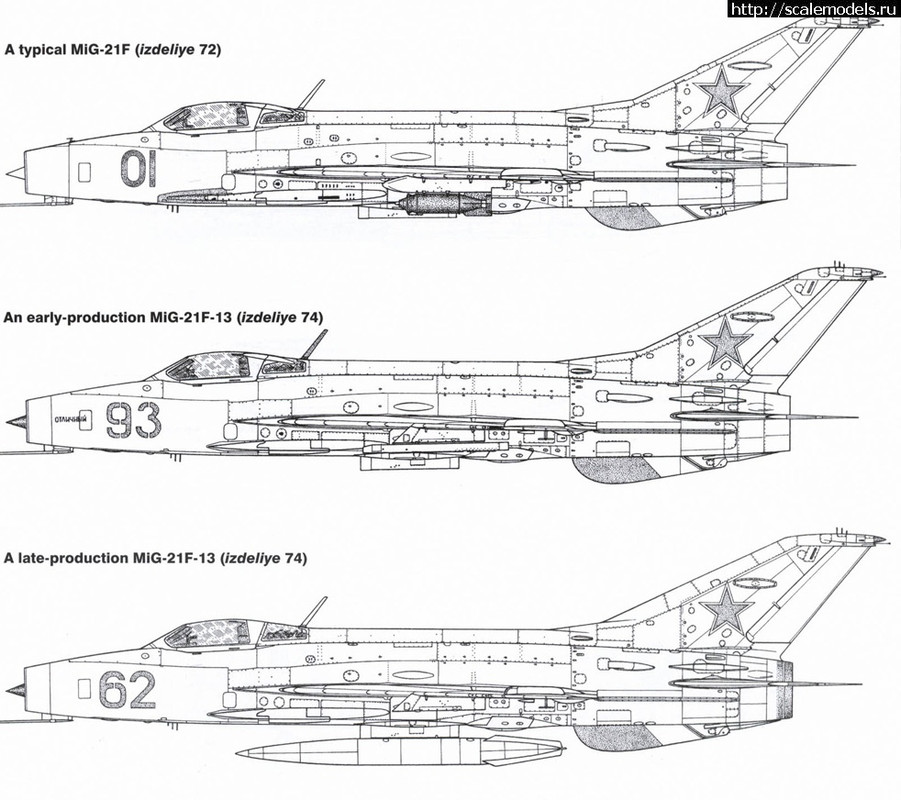 MiG-21F + Ye-2A + Ye-5 + bonus - Work in Progress - Aircraft ...